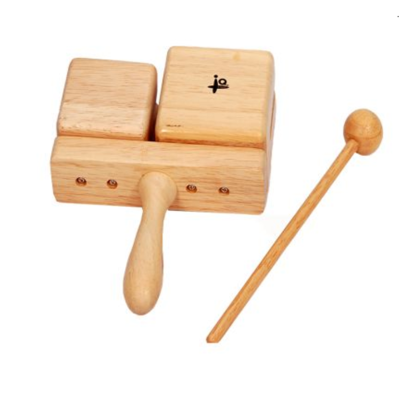 Double Tone Square Wood Block - School Products Australia | Clearance